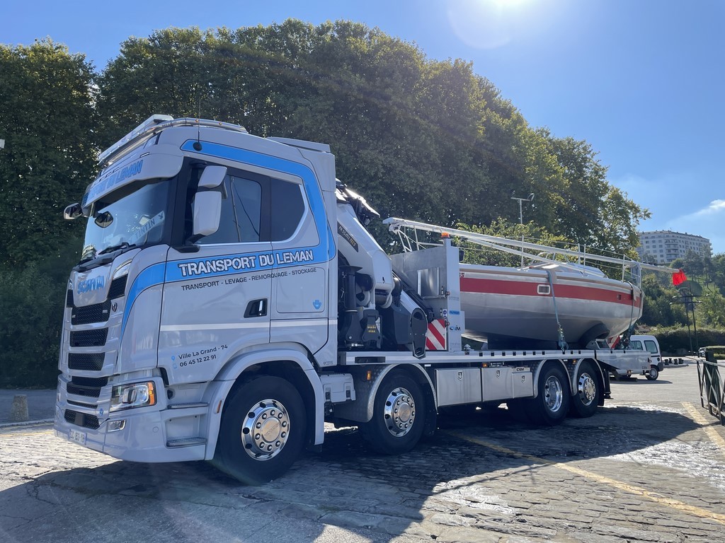 Transport Du Leman, camion grue, levage, transport, intervention ...