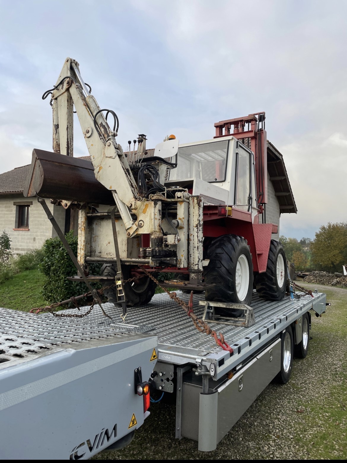 transport du leman, transport d'engins, porte engins, semi, porteur, 74 ...
